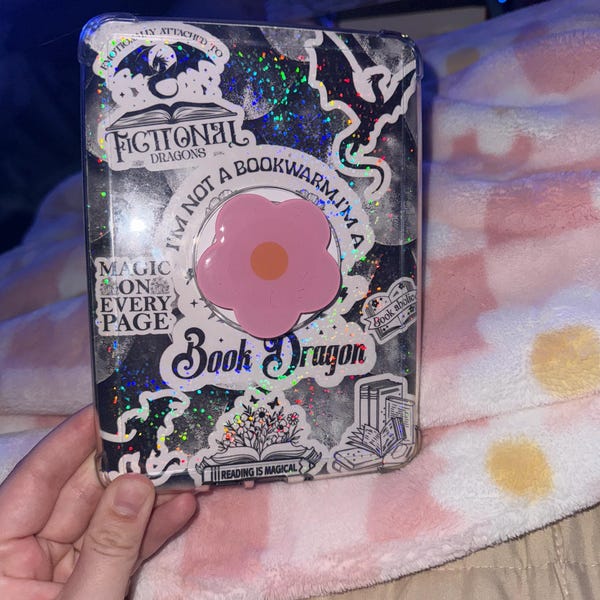 Holographic Dragon Sticker Fantasy Era Kindle Insert,kindle Paperwhite ...