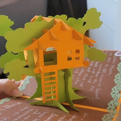 3D Halloween Svg: Haunted House Pop up Card Template Svg Haunted House ...