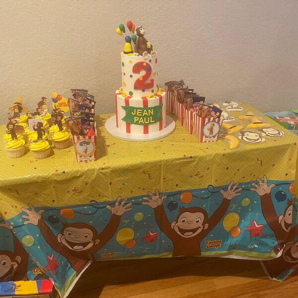 Curious George Popcorn Boxes Curious George Treat Boxes-curious George ...