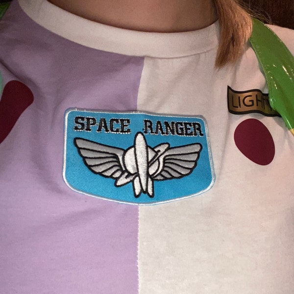 Toy Story Buzz Lightyear Space Suit Embroidered Patch Set Sew on Iron on Badge Space Ranger DIY ...
