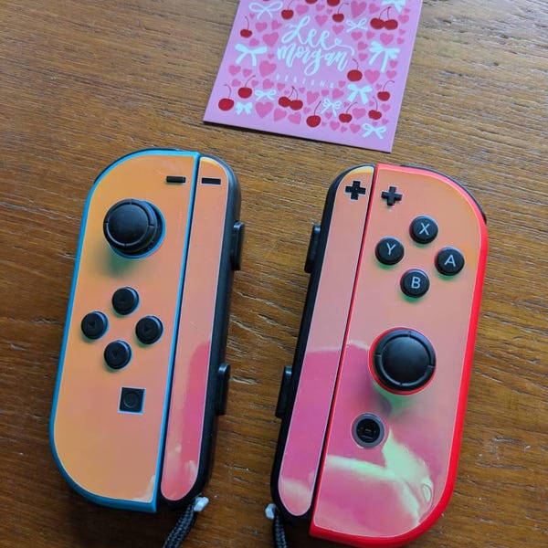 Nintendo Switch Joy Con Decals | Custom Made Skin | Holographic ...