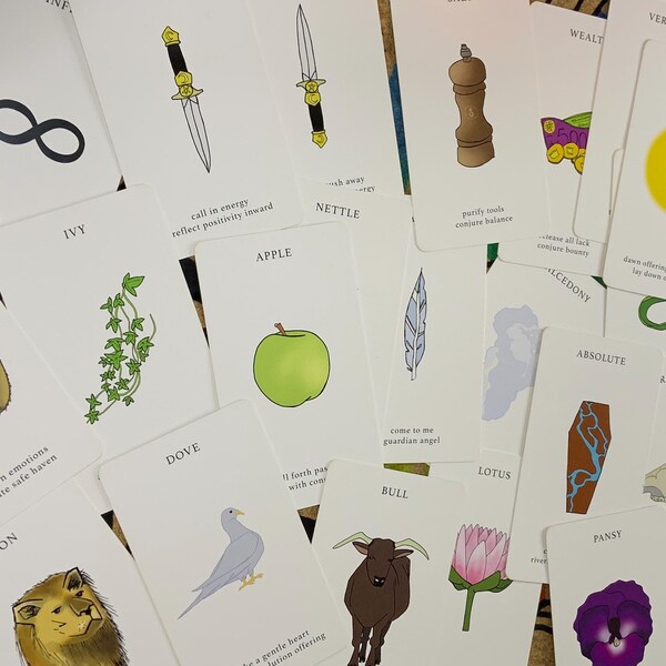 The Relative Tarot by Carrie Paris, 80 Card Tarot Deck With Little ...