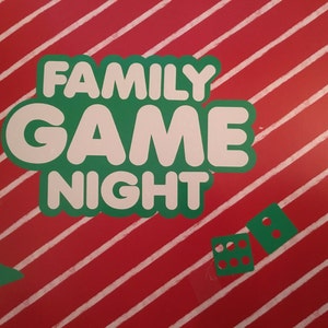 Family Game Night SVG, SVG Cutting File, Game Night, Digital Download ...