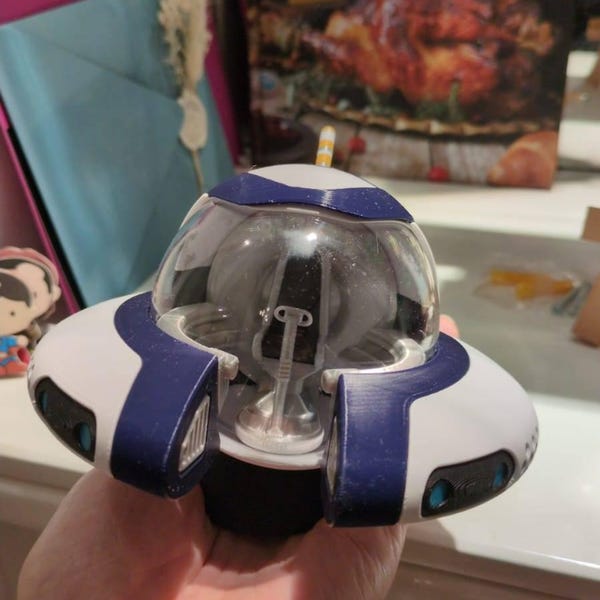 Seamoth From Subnautica - 3D Printed Model With Visible Interior and ...