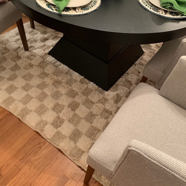 Moroccan Checkered Rug - Moroccan Rug Checkered - Handmade Rug ...