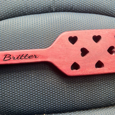 Wood Spanking Paddle Attitude Adjustment With Instructions - Etsy