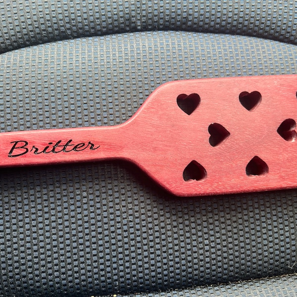 Wood Spanking Paddle Attitude Adjustment With Instructions - Etsy
