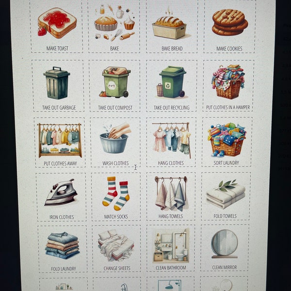 Editable Daily Routine & Weekly Routine Cards for Kids | Chore Charts ...