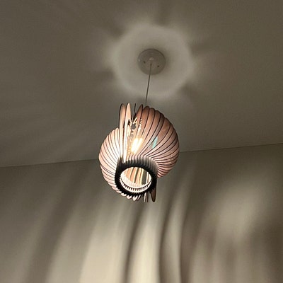 Extra Large Ceiling Lamp Circus 1100 / Mid Century Modern / Wood ...