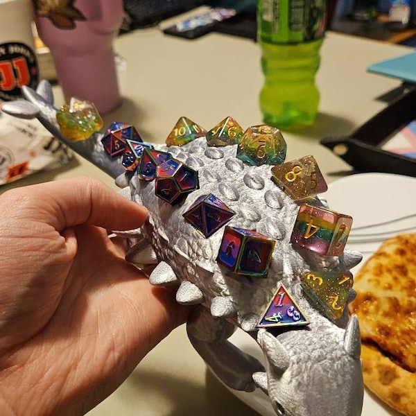 Angus the Ankylosaurus Dino Dice Holder | Dungeons and Dragons Dice ...