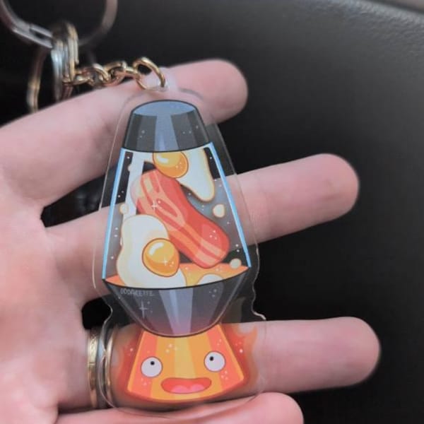 Lava Lamp Acrylic Keychain: Fire Demon, Candy Sprites, Forest Spirits ...
