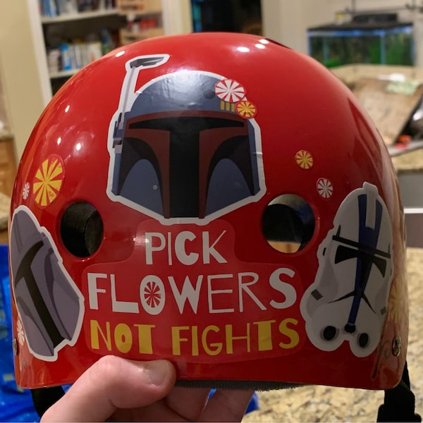 Star Wars Mandalorian Vinyl Stickers | Mando | Boba Fett | Bo-katan ...