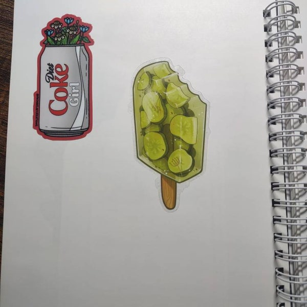 Popsicle Stickers - Transparent Stickers - Popstickles - Butter ...