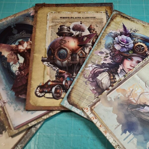 Watercolor Victorian Steampunk Girl Clipart - Steampunk Women Clipart ...