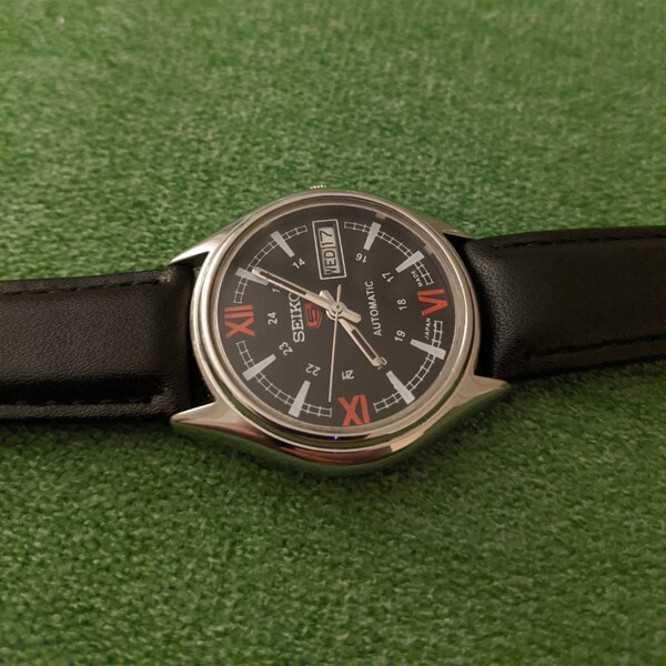 Seiko Great Wave Face Luminous Indices Dial Date Automatic Japan Made ...