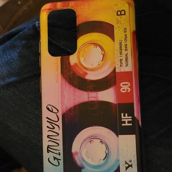 Y2K 80s 90s Retro Mixtape Cassette Tape Phone Case, Music Lover Gifts ...