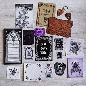 Gothic Notizblock Halloween Briefpapier Sarg Form Notizblock Schädel ...