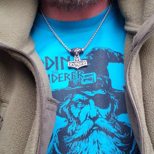 Odin the Wanderer Ansuz Rune Wood Pipe / Wooden Viking Thor Frigga ...