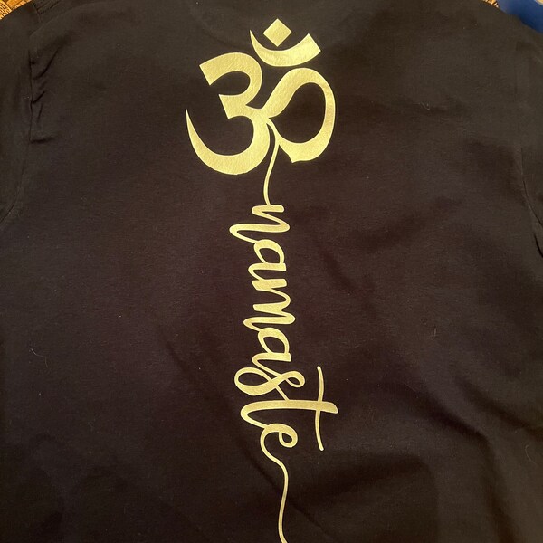 Om Namaste SVG Cut File and PNG Print File | Om Symbol & Namste | Aum ...