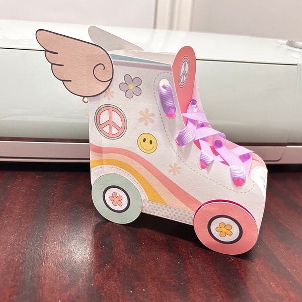 Groovy Roller Skate Party Favor Boxes for Retro Skating Birthday ...