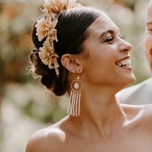 Boho earrings boho bridal accessories statement earrings | Etsy