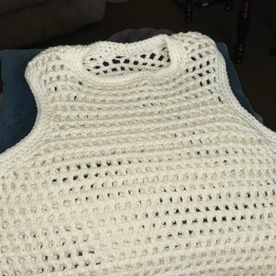 Mesh Crochet Tank Top PATTERN - Etsy