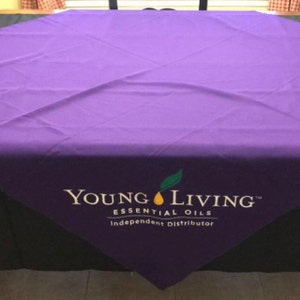 Your Logo Table Overlay Single Solid Color Logo - Etsy