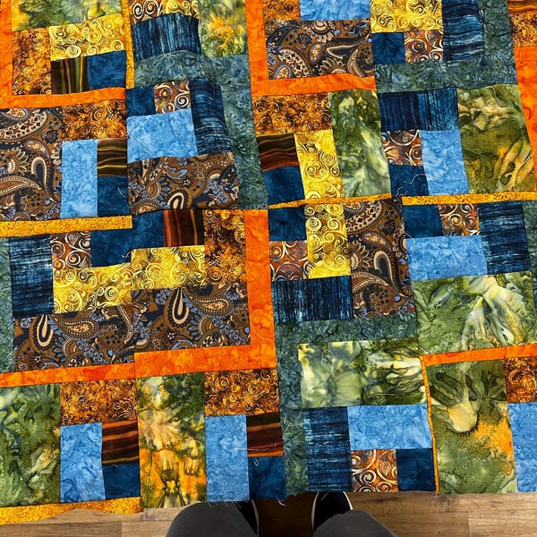 Panel Quilt Pattern / Fawn Quilt Pattern by Castilleja Cotton for ...