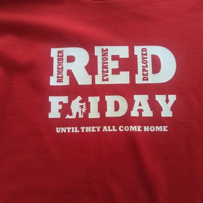 Red Friday SVG - Etsy