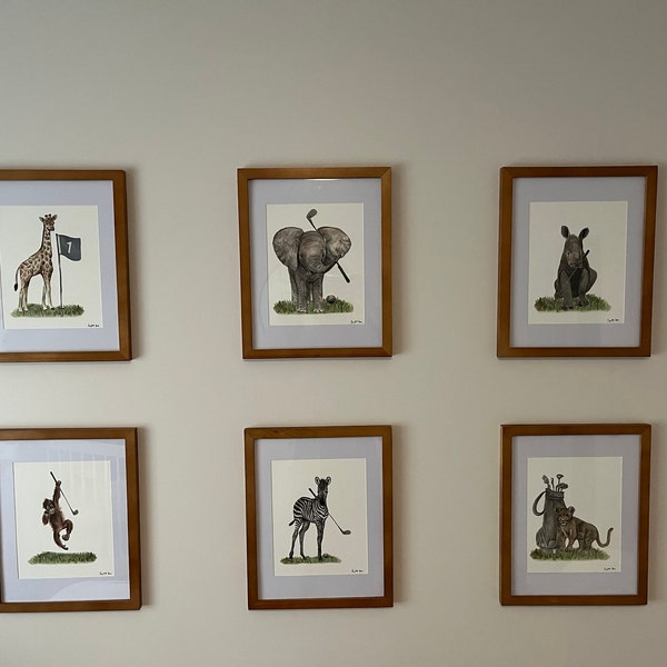 Animal Alphabet ABC Watercolor, Kids Room Art, Nursery Art, Animal Art ...