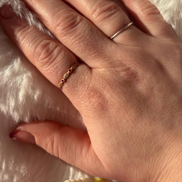 Womens Simple Promise Ring, Small Gold Promise Ring, Triangle Ring ...