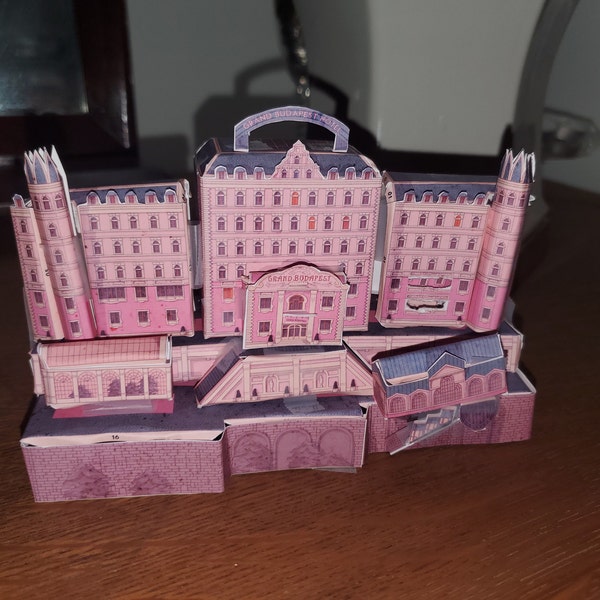 The Grand Budapest Hotel - Papercraft Paper Model - Mendl's Pastry Box ...