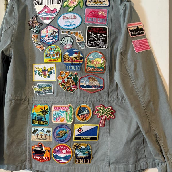 Italia 3" Travel Patch Embroidered Iron on Sew on Badge Souvenir ...