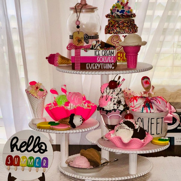 Milkshake Faux Drink Decor Tiered Tray Decor Fake Photo Prop - Etsy