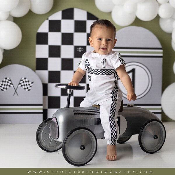 Fast One Birthday-race Car Birthday-racing Jacket-two Fast Birthday ...