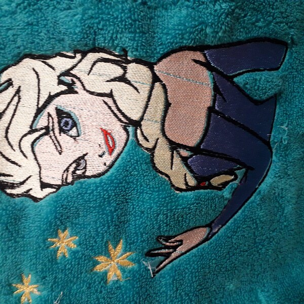 Elsa Machine Embroidery Design - Etsy