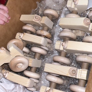 Hooey Stick, Gee Haw, Whimmy Diddle. Wooden Toy With NATURAL Wood ...