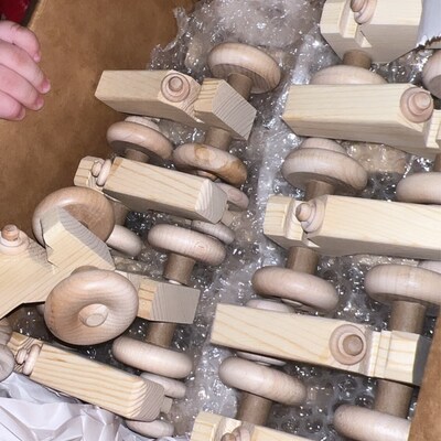 Hooey Stick, Gee Haw, Whimmy Diddle. Wooden Toy With NATURAL Wood ...