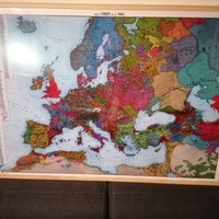 Germany History Map - Holy Roman Empire 1444 - Etsy Canada