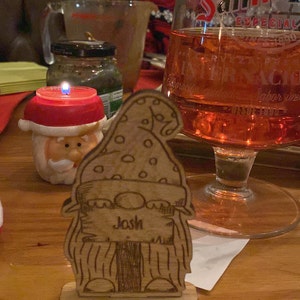 Christmas Personalised Gonk Decorations Place Names - Etsy UK