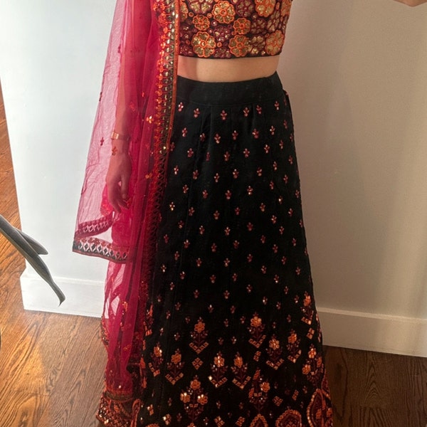 Infuse Your Wardrobe With Grace of Chinon Jacket Lehenga Choli Ready to ...