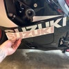 Suzuki GSX-R 600 /750 /1000 Reflective Red Customized Replacement ...