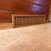 Custom Made to Your Size Large TRIMMED WOOD Floor Grate Wall Register ...