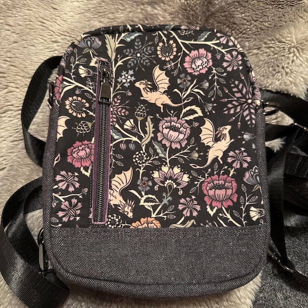 Pebble Sling Bag, Mini Sling, Highland Cow Backpack, Convertible ...