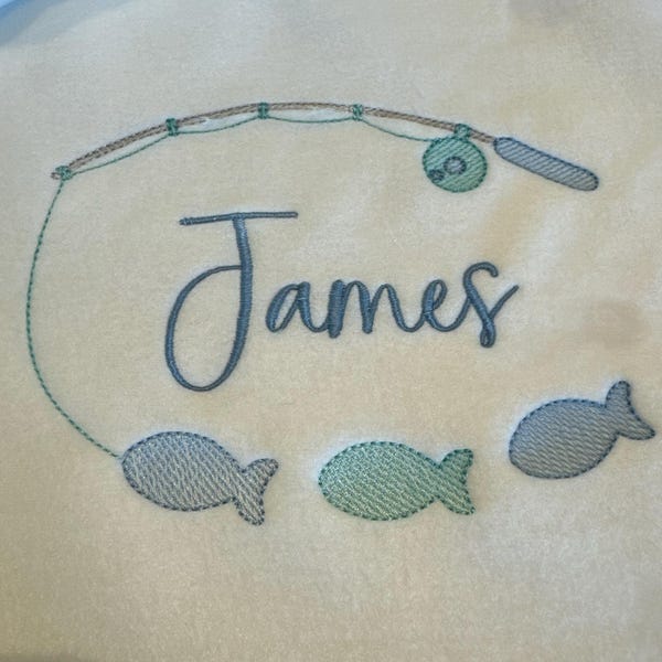 Coastal Digital Embroidery Font Alphabet; 6 Sizes, Instant Download BX ...