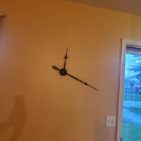 12 Deluxe Acrylic Clock Hour Markers With Double Sided Tape on Back for ...