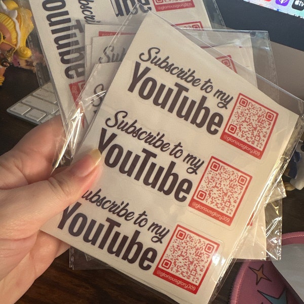 Custom Twitch Sticker Circle QR Code Custom Circle QR Code Personalised ...