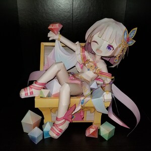 Vtuber Gawr Gura Papercraft Pepakura 3D Model Paper | Etsy