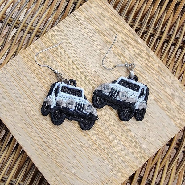 Car Earrings FSL Embroidery Design / Machine Embroidery / Cars ...