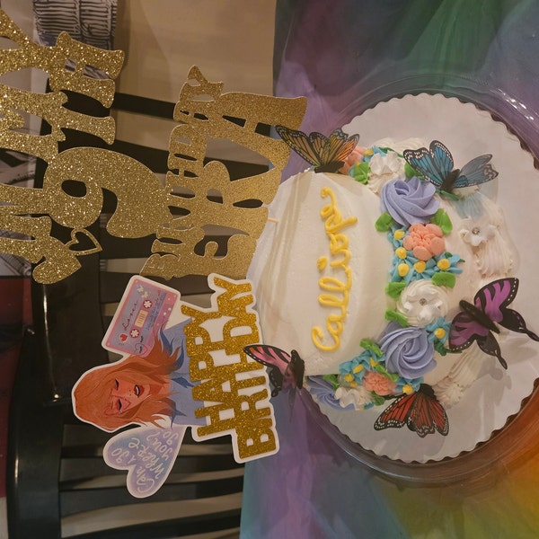 In My Birthday Era Cake Topper - Any Age - Era's Party Theme - Birthday ...